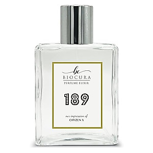 BIOCURA BC Perfume 189 Inspired by Citizen X For Women & Men Replica Fragrance Dupes Eau de Parfum Spray Bottle 3.4 Fl Oz/100ml-X1