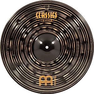 Meinl Cymbals Classics Custom Dark 17" Crash Cymbal for Drum Set — Made in Germany — B12 Bronze, 2-Year Warranty (CC17DAC)