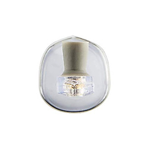 Supersmile Zina45 Replacement Polishing Head for Sonic Pulse Toothbrush - Delivers Professional At-Home Teeth Whitening Polish & Shine (Silver