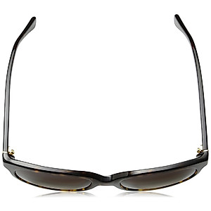 Ralph by Ralph Lauren Women's RA5191 Cat Eye Sunglasses, Shiny Dark Havana/Gradient Brown, 55 mm