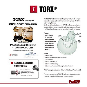 Protorq High Qualiy Security Bit Set, 61-Piece, S2 Steel, Temper Proof Bits, for home electoronics, vehicles, military, aerospace applications