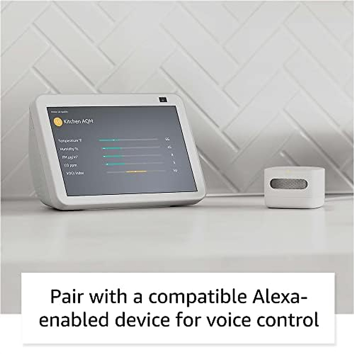 Amazon Smart Air Quality Monitor with Echo Pop