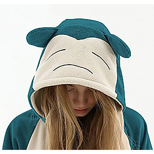 Sqlszt Animal Onesie Adult One Piece Cosplay Pajamas Costume for Women Men Halloween christmas L Green