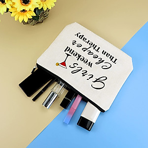 Girls Weekend Gift Travel Makeup Bag Gift for Her Travel Gifts Trip Gift for Best Friends Bestie Gift Cosmetic Bags Friendship Gift Christmas Birthday Gift for Women Girls BFF Travel Cosmetic Pouch