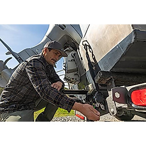 Rhino USA Retractable Transom Tie-Down Straps (2-Pack) - 3,000lb Guaranteed Max Break Strength, Heavy Duty 2" x 43" Marine Trailer Tie Downs for Boat, Jet Ski, Seadoo and More!