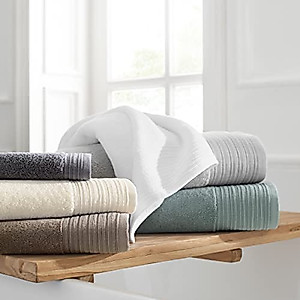 Aston & Arden Anatolia Turkish Hand Towels - (Pack of 4) 100% Ring Spun Cotton, Soft Plush Absorbent, 600 GSM Low Twist Weave, Premium Towel for Hotel, Spa, Bathroom, 18 x 32 in, Sage Green
