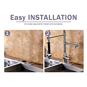 Litoexpe 6 Inch Sink Hole Cover Deck Plate for Bathroom or Kitchen Faucet 1-3 Hole, Matte Black Stainless Steel Sink Hole Escutcheon Plate