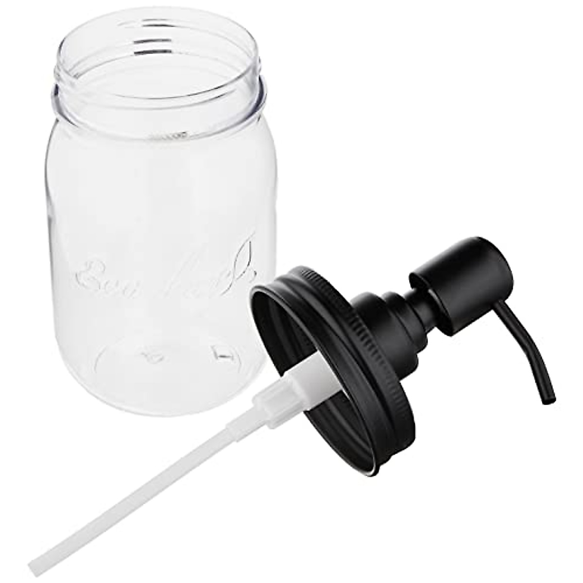 Ecoslay Wide Mouth Jar and Lid (Mason Jar with Pump)