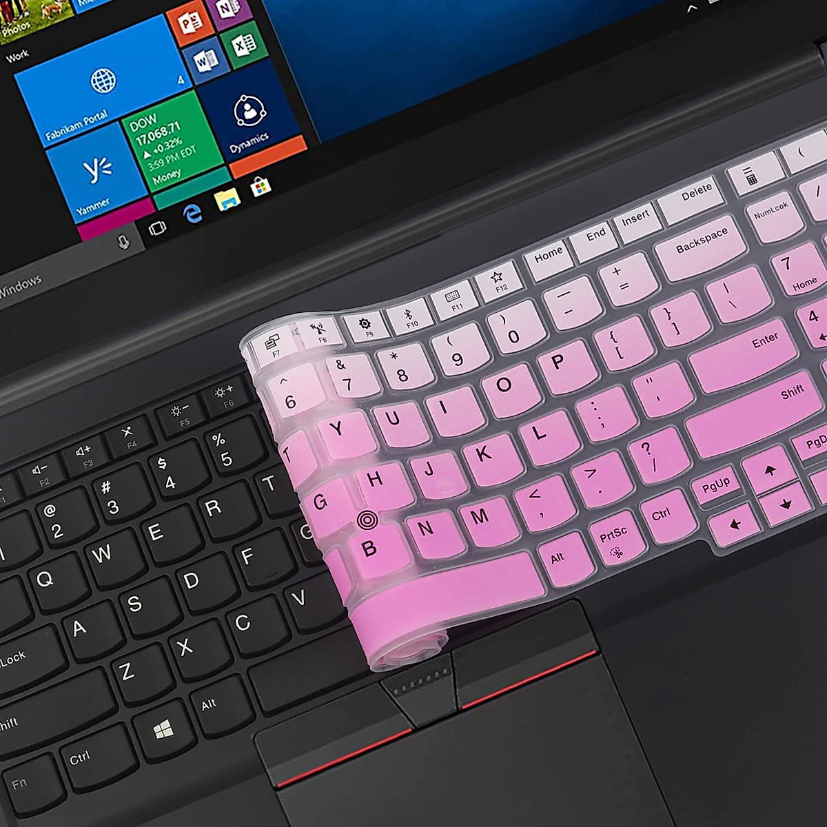 Keyboard Cover for 15.6" Lenovo ThinkPad E15 Gen 4/3/2, ThinkPad L15 Gen 2/1, ThinkPad T15 T15p T15g P15 P15s P15v Gen 3/2/1, ThinkPad E580 E590 E595 L580 L590 P52 P53 P72 P73 T570 T575 T580 T590 -OP