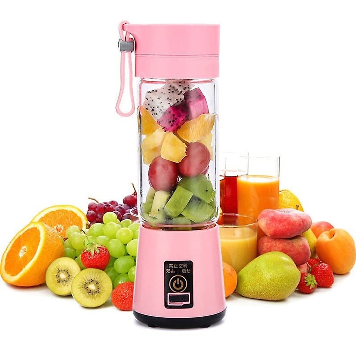 380ML Mini Blender Fruit Blender Convenient Handheld Blender Using USB Charger