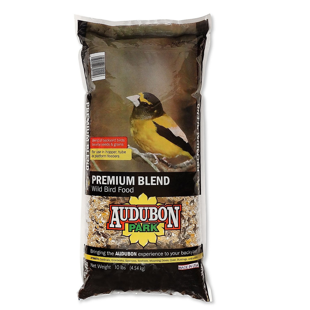 Audubon Park 12245 Premium Blend Wild Bird Food, 10-Pounds