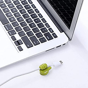 Rercarre 30pcs Self Adhesive Silicone Thumb Wall Hooks, Multifunctional Self Adhesive Clip Key Hook Wall Hanger for Storage Cable/Headphone/Plug/Mask