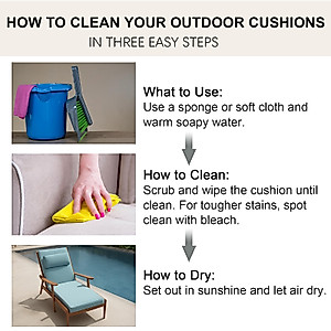 Barydat 4 Pcs Outdoor Patio Chair Cushions, 19.7 x 39.4 Inch Black and White Grid Square Dining Seat Back Chair Cushions with Tie Buffalo Plaid Indoor Outdoor Cushions for Patio Furniture