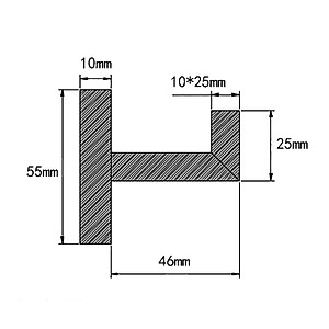 EdirFtra Chrome 304 Stainless Steel Towel Hook Hanger for Bathroom Single Towel Robe Hook Coat Hanger Wall Mounted,118g
