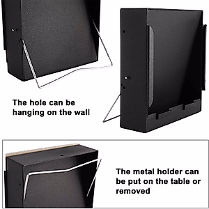 Metal Box BB Trap Target with 20 Shooting Paper Targets, Airsoft Pellet Trap Catcher, Mini BB Gun Target for Shooting Practice and Air Soft Gun Training (Red)