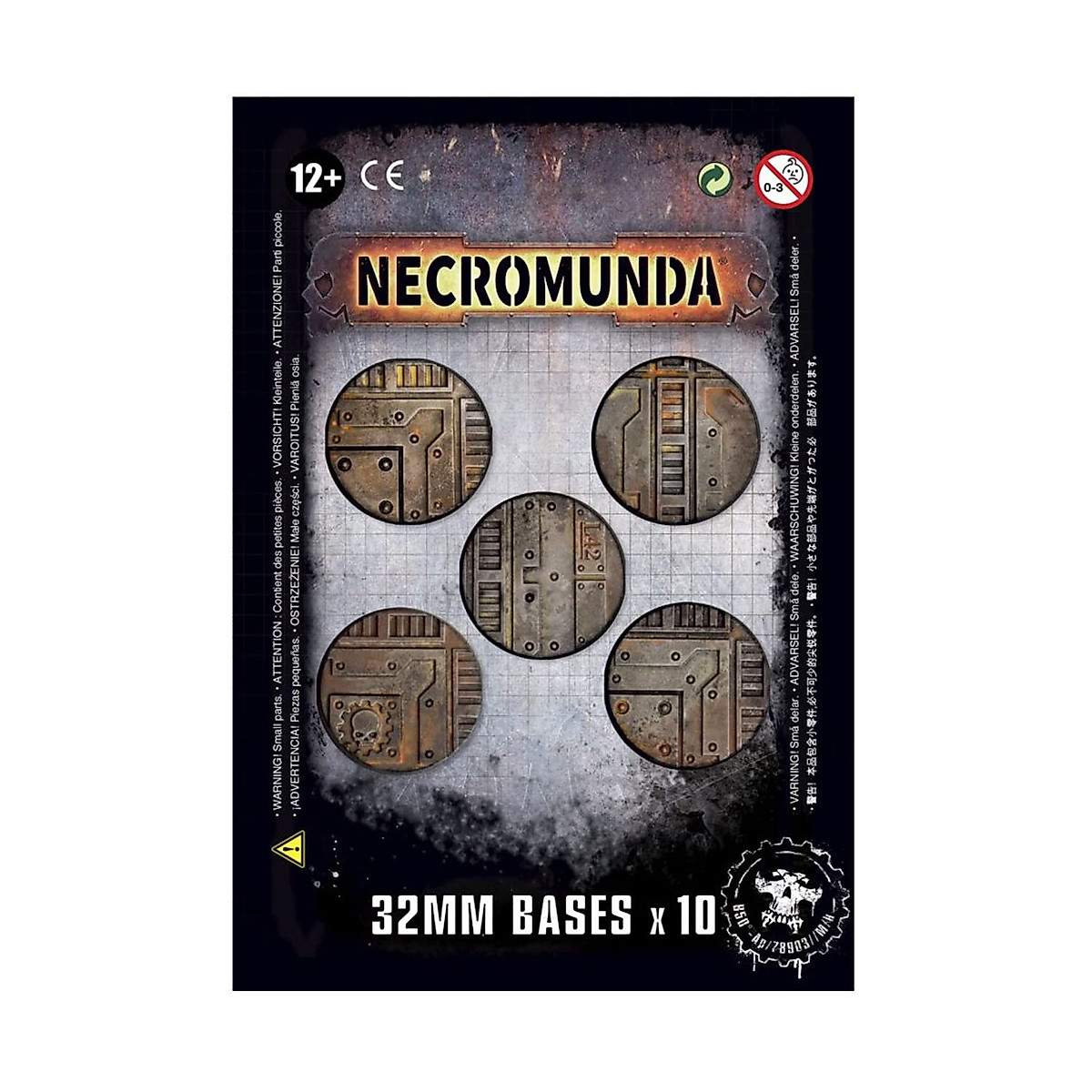 Games Workshop Warhammer Necromunda 32MM Bases x 10