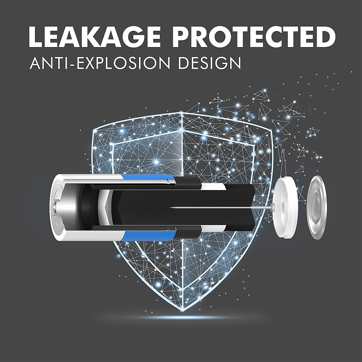 Voniko Ultra Alkaline C Batteries, C Size LR14 Batteries 8 Pack – 10-Year Shelf Life and 6-9 Times The Power as Carbon Batteries, C Cell 1.5 Volt Battery