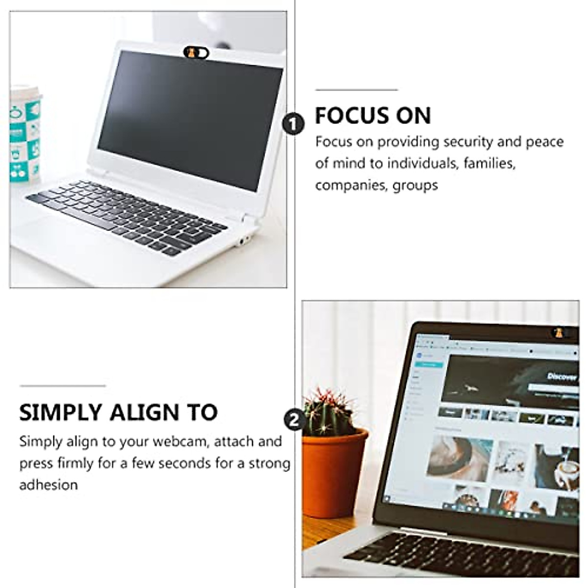 SOLUSTRE Computer Laptop 18 pcs Universal Tablet Dog Adhesive Blocker Laptop Ornament Phone Web Webcam Cover Privacy with Slide for Camera Protector Self Pattern Computer Camera