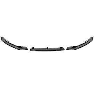 MotorFansClub 3pcs Front Bumper Lip Splitter Fit for Ford Fusion Mondeo 2017 2018 2019 Trim Protection Splitter Spoiler, Black