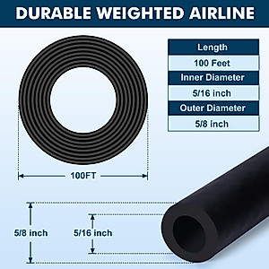 HQUA-PAS20AL Airline for Aerator, Diameter 5/16" ID, 5/8" OD, 100ft.