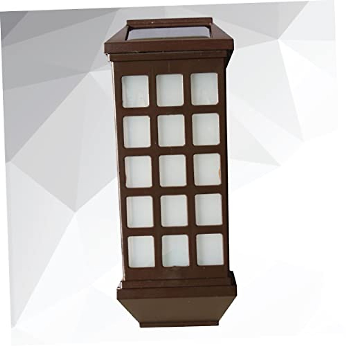 DOITOOL Outdoor Wall Sconce LED Sensor Light Decorative Outdoor Solar Lights Light Sensor Lights Wall Mounted Solar Lights Solar Path Lights Wall Lamp Induction Street Light White