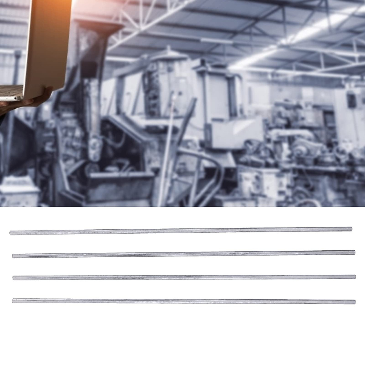 Hexagonal Shaft Rod, 4Pcs 5mm Hex Rod Bar Shaft Wearproof for Intelligent Robots for Lathe Equipment