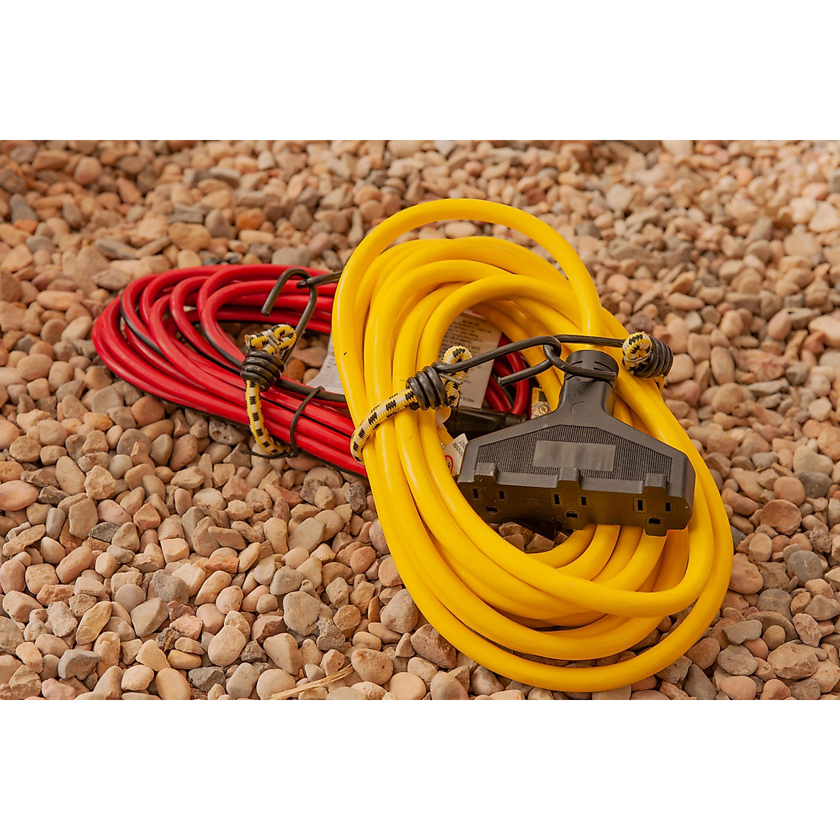 Keeper - Assorted Round Bungee Cords in Multiple Colors, 18 Pack - 8”, 10”, 24", 36”, and 48”