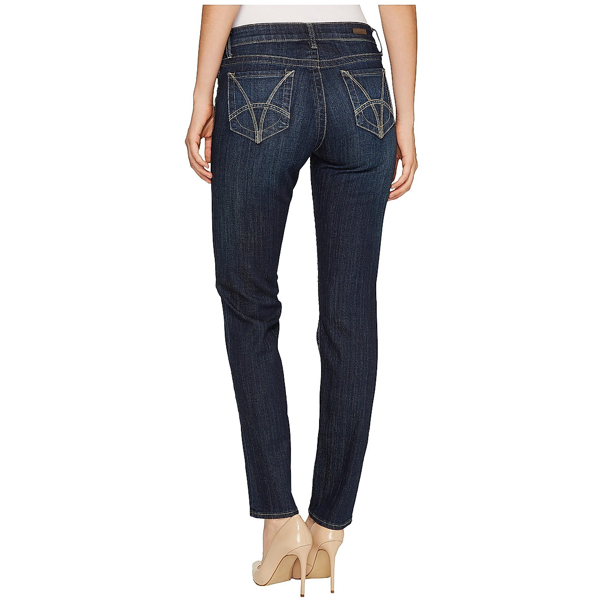 KUT from the Kloth Stevie Straight Leg Jeans - Jeans for Women - Straight Leg - Cotton & Spandex Blend Fabric Straight Leg Jeans Wise Wash w/EUR 16 30