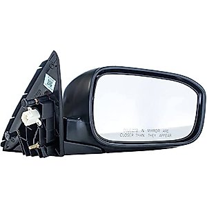 Passenger Side Mirror for Honda Accord LX/EX/SE Models 4door sedan (2003 2004 2005 2006 2007) Manual Folding Power Adjusting Non-Heated Right Side Rear View Outside Door Mirror Replacement - HO1321152