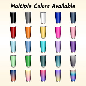 Customizedbee Personalized Tumbler with Picture Text Name, 20 oz Custom Travel Coffee Mug Personalized Gifts, Christmas Birthday Anniversary Thanksgiving Gifts for Couples Families Friends