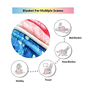 Parrot BEEK Pig Blanket Pig Gifts for Women Pig Lovers, Pink Pig Blankets for Kids, Cozy Warm Cute Animal Flannel Throw Blankets for Couch Sofa Living Room Decor 50x40 Inch