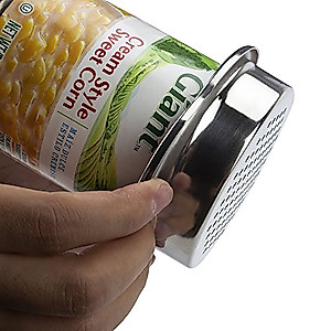 WishDirect Tuna Strainer Press, Tuna Can Strainer Food-Grade Stainless Steel Canning Colander for Regular-Size and Wide-Necked Tunas