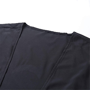 Women's Gothic Capes Coat with Earth and Moon Print Batwing Duplex Shawl Summer Light Sun Protection Outwear