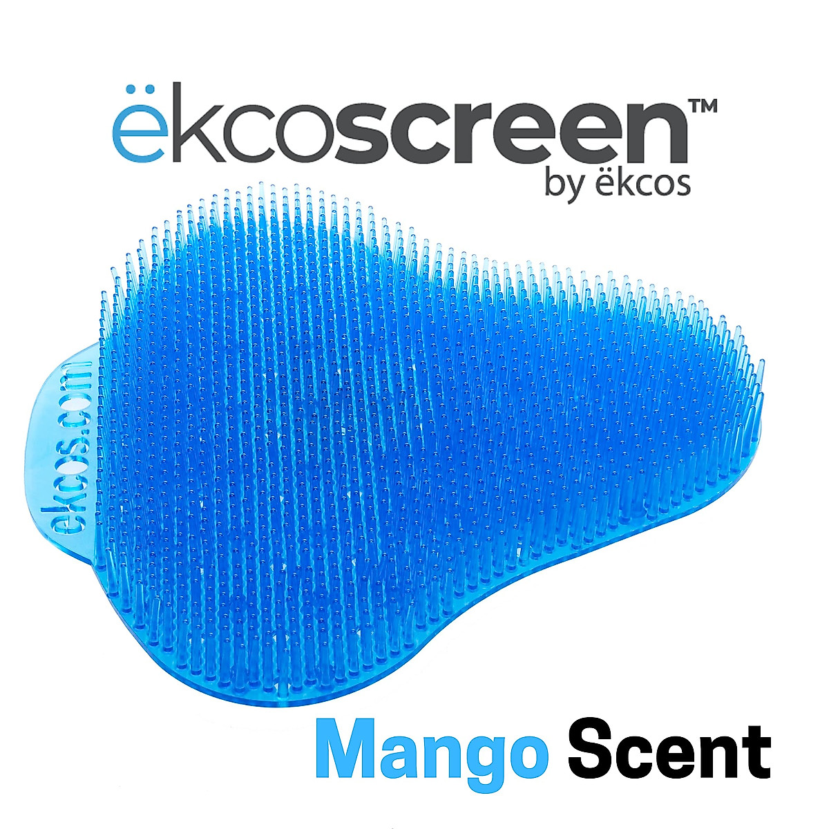 Diversey - EKS-3B-12 ekcoscreen 60 Day Premium Anti-Splash Urinal Screen, 7" x 7" Blue/Fresh & Ekcos Innovations EKS-8BM-12 ekcoscreen 60 Day Premium Anti-Splash Urinal Screen, Blue/Mango, 7x8-Inch