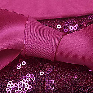 Digirlsor Baby Girls Sequin Shorts Toddler Kids Bowknot Cotton Short Pants Sparkles on Front