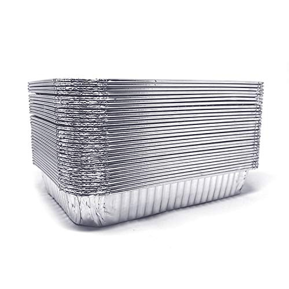 (35 Pack) Drip Pans Compatible with Weber Grills Spirit Gas Grills, Q Grills, Genesis and Genesis II LX 200 300 Series l Disposable Aluminum Foil Grease Trays l BBQ, Roasting, Baking & Cooking