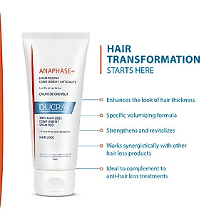 Ducray Anaphase+ Strengthening Shampoo, 6.7 Fl. Oz.