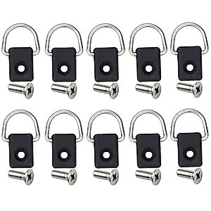 UP100 10PCS D Ring for Kayak Boat Canoe Fitting Stainless Steel