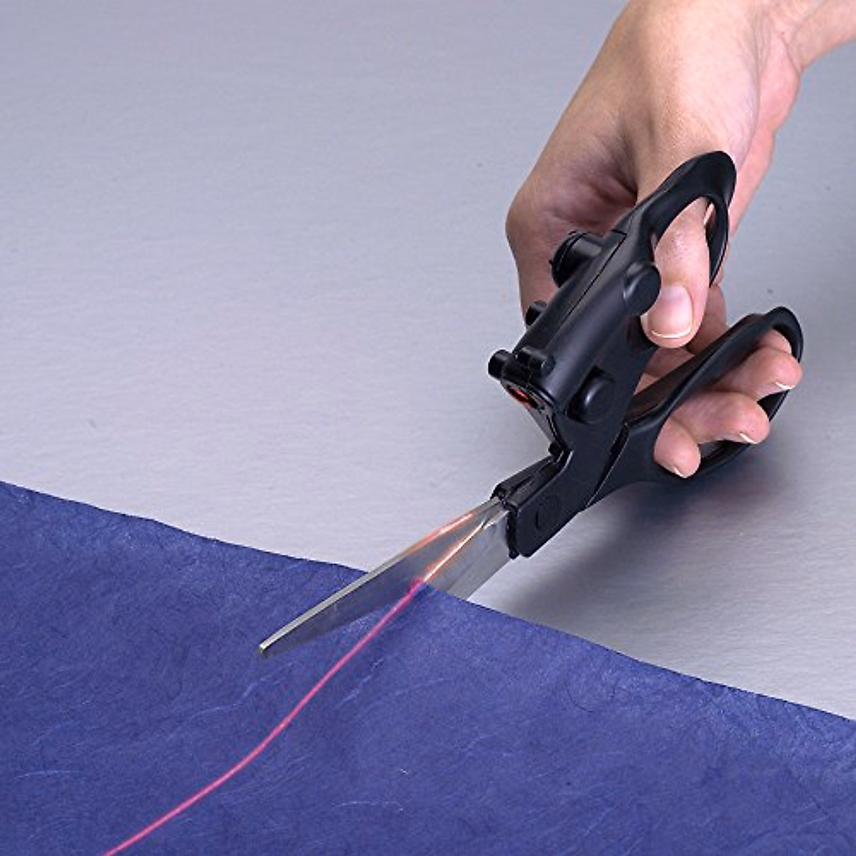 Bits and Pieces - Household Laser Scissors Gadget - Durable and Sturdy Sewing and Crafts Scissors