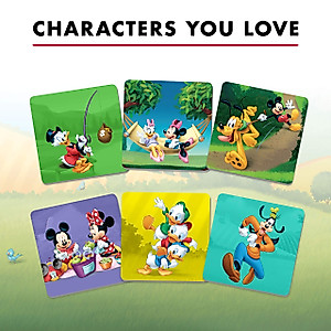 Wonder Forge Mickey Mouse Matching Game - Engaging Board Game for Kids Age 3-5 | Enhances Focus and Memory | Features Favourite Disney Characters | Ideal for Family Fun Time