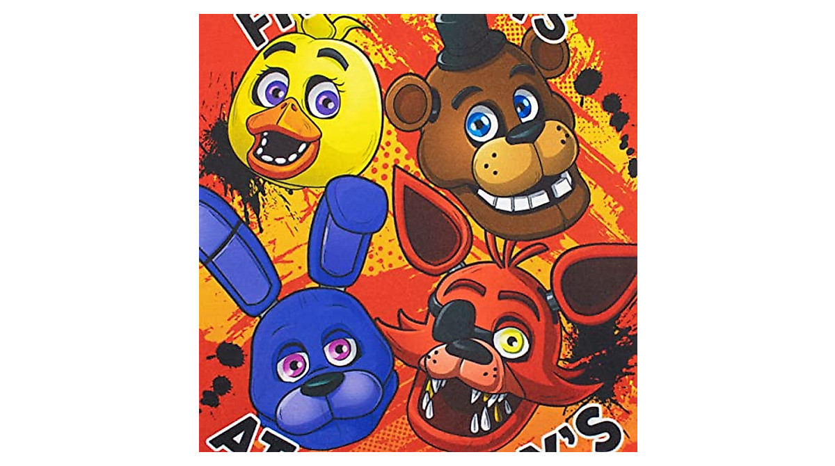 FNAF Boys Pajamas - Officially Licensed Freddy Fazbear Red Nightwear