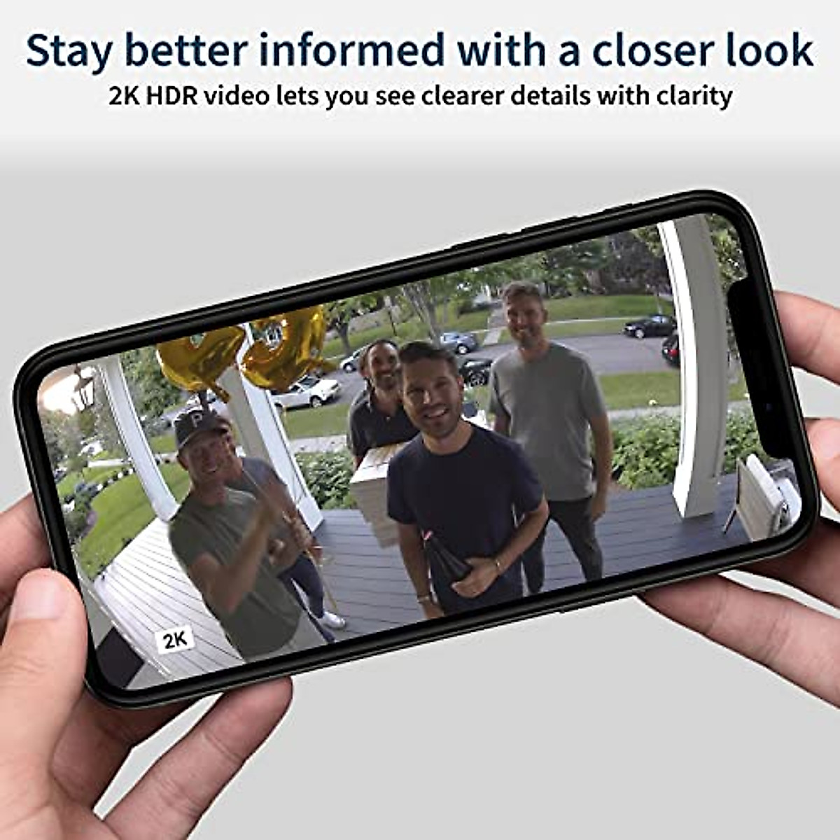 Arlo Pro 4 Spotlight Camera - 3 Pack - Wireless Security, 2K Video & HDR, Color Night Vision, 2 Way Audio, Wire-Free, Direct to WiFi No Hub Needed, Black - VMC4350B