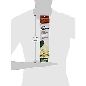 (2 Pack) Zilla Reptile Terrarium Bedding Substrate Liner, Green - 20 Gallon