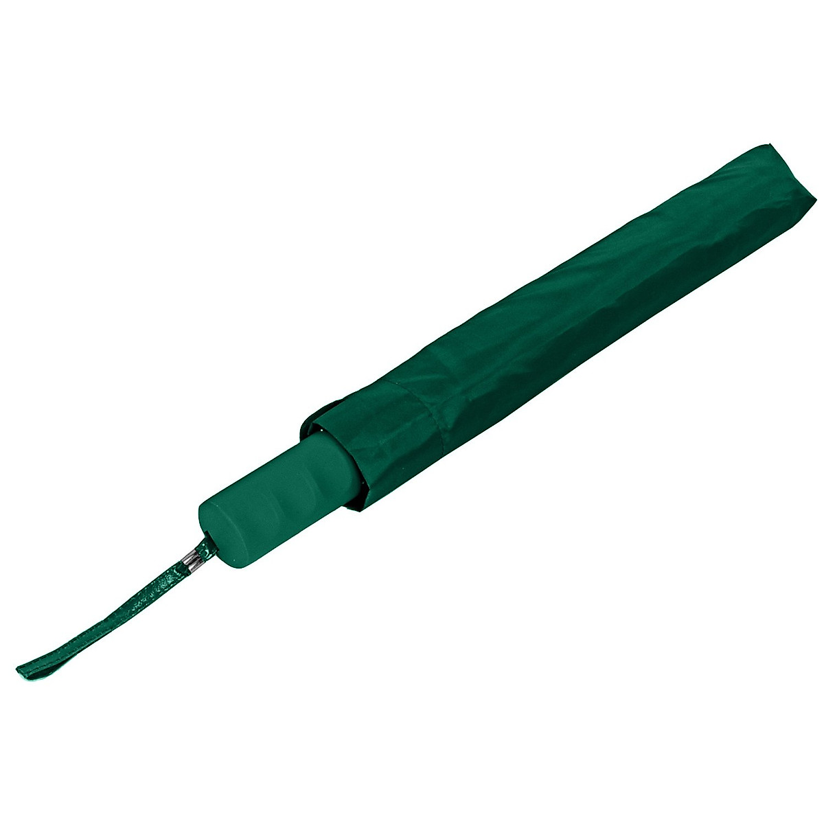 STROMBERGBRAND UMBRELLAS Vented Windproof Umbrella Compact Small Sturdy Automatic Open Wind Vent for Women and Men (with Matching case and Strap), (White)