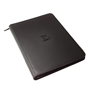 TopDeck 1000 Card Binder - TCG Portfolio - 16 Pocket Card Binder - Ringless Binder Compatible with Pokemon Cards, Yu-Gi-Oh, Magic the Gathering, and More - Side Load Sleeves - Cards Album (Black)