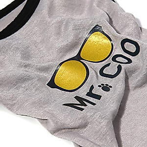 Dog Cat T-Shirt for Little Small Pets Lovely Cute Doggie Tops Pullover Breathable Puppy Apparel Pet Outfit