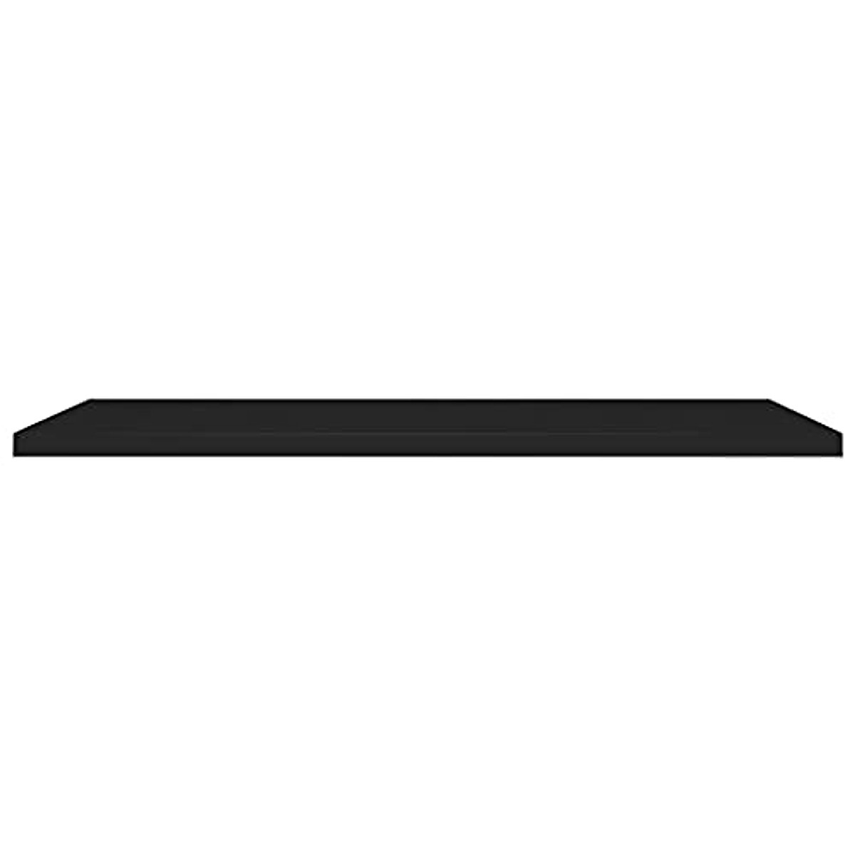 DYRJDJWIDHW Floating Wall Shelves 2 pcs Bookshelf for Bedroom,Shelves,Wood Bookcase,Suitable for Bedroom, Office, Living Room, Study,Black 47.2"x9.3"x1.5" MDF