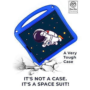 Bam Bino Space Suit - iPad 11 Pro Case, iPad Pro 11 Case for Kids, iPad Air 10.9 Case, iPad Air 5/ 4 Case, 2022 iPad Pro Case, iPad Air 4th Generation Case Kids, iPad Case Pencil Holder