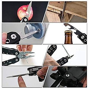 Gifts for Dad Women Grandparents From Daughter Son, Unique Birthday Gift Idea for Men Adult Son, Cool Christmas Present Stocking Stuffer for Lover, 14-in-1 Tools Multitool Pliers