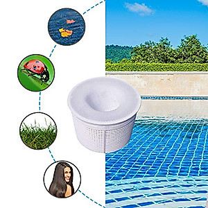 ALLADINBOX 30-Pack of Skimmer Socks For unisex-adult - Filters Baskets, Skimmers Cleans Debris and Leaves for In-Ground and Above Ground Pools, White